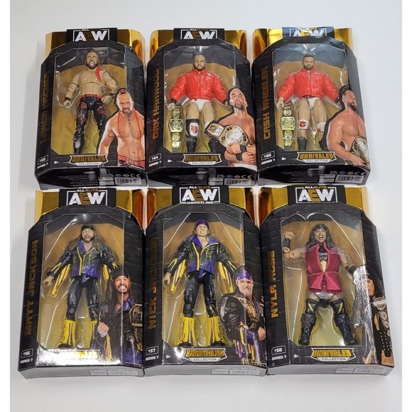 Jazwares | Toys | Aew Wrestling Series 8 Unrivaled Collection Figures ...